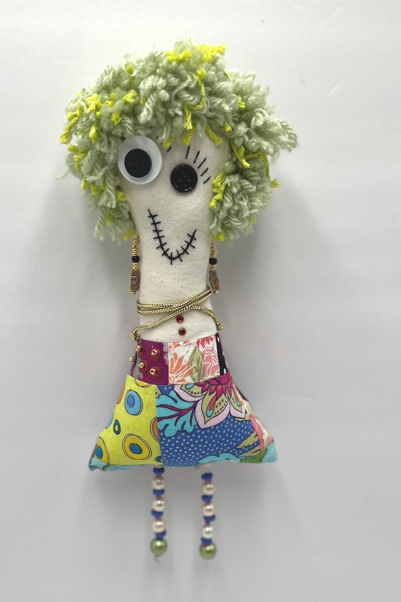 Bedazzled Patchwork Zombie Doll: Unique Girlfriend Gift - Etsy