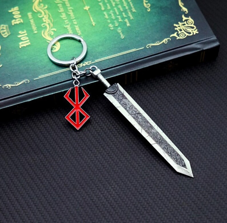 Berserk Keychain Anime Manga Guts Sword Egg of Behelite Sacrifice ...