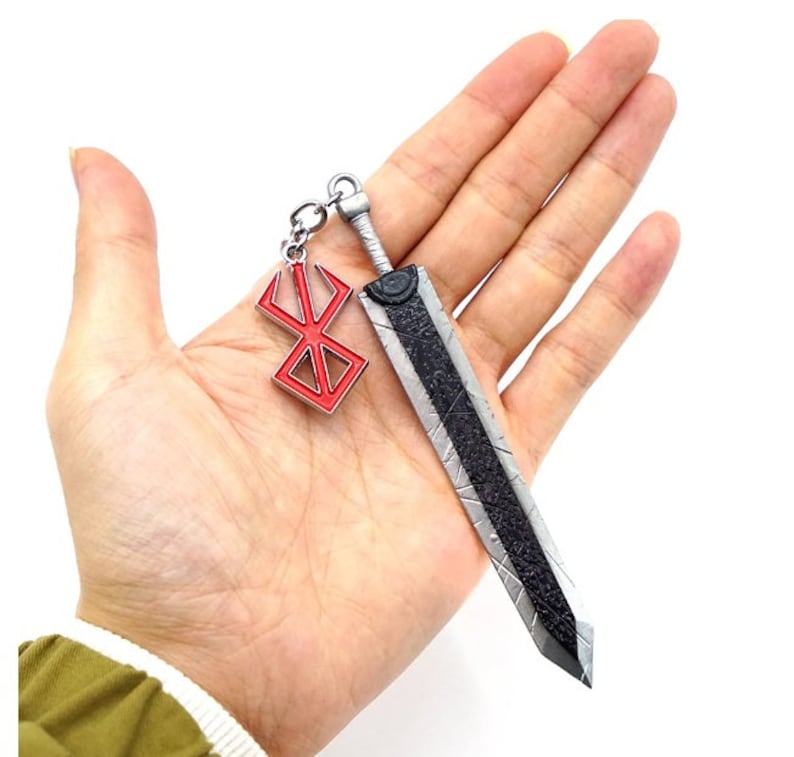 Berserk Keychain Anime Manga Guts Sword Egg of Behelite Sacrifice ...