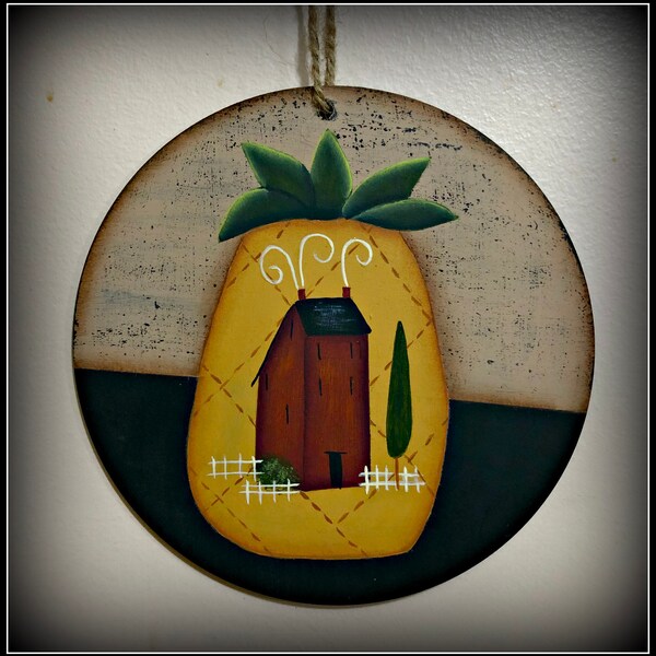 Primitive Pineapple - Etsy