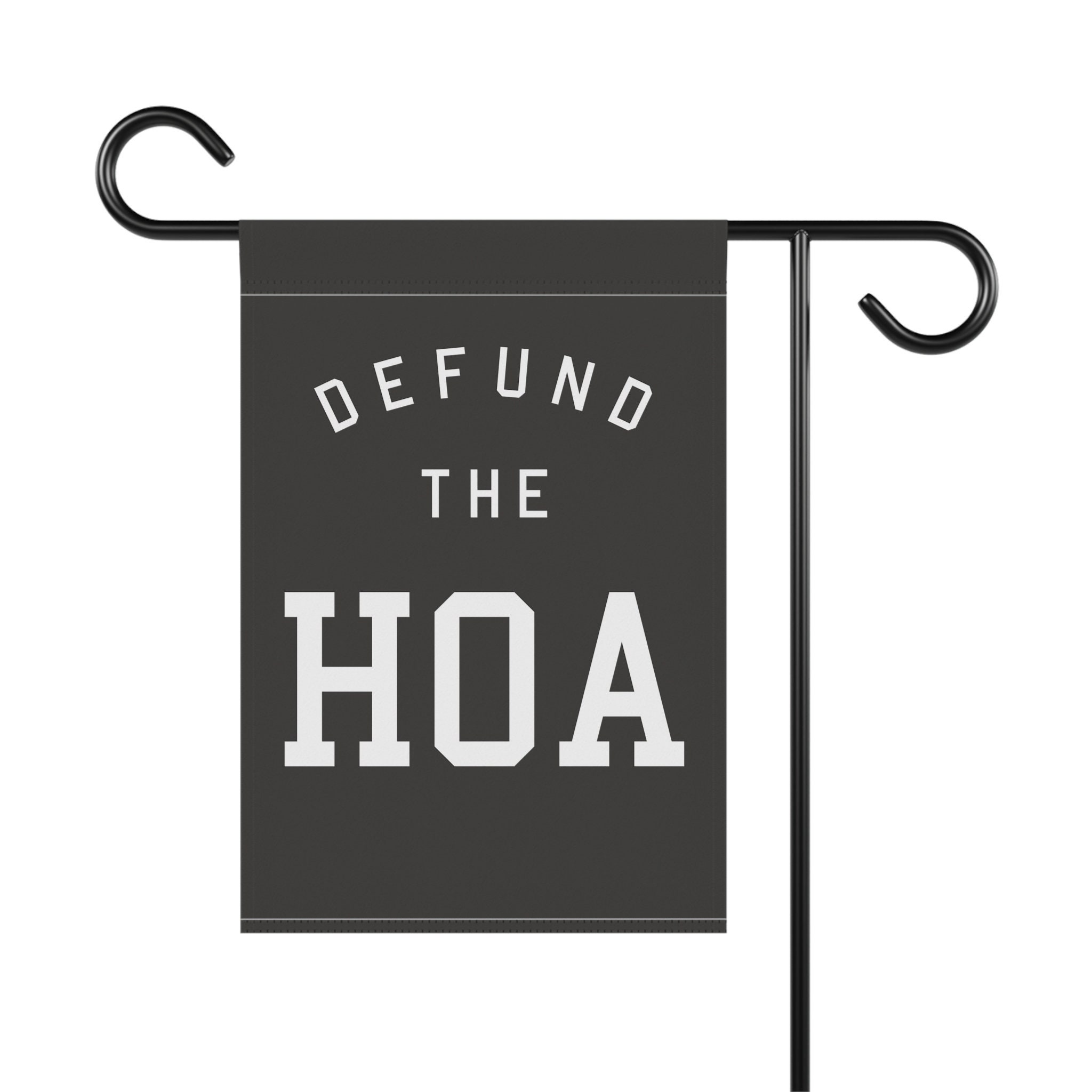 Defund the HOA Garden & House Banner, Funny Homeowner Gift ...