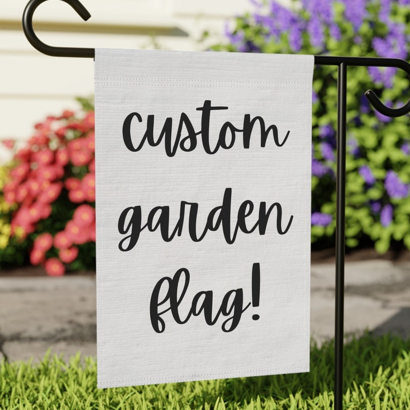 Custom Garden Flag - Etsy