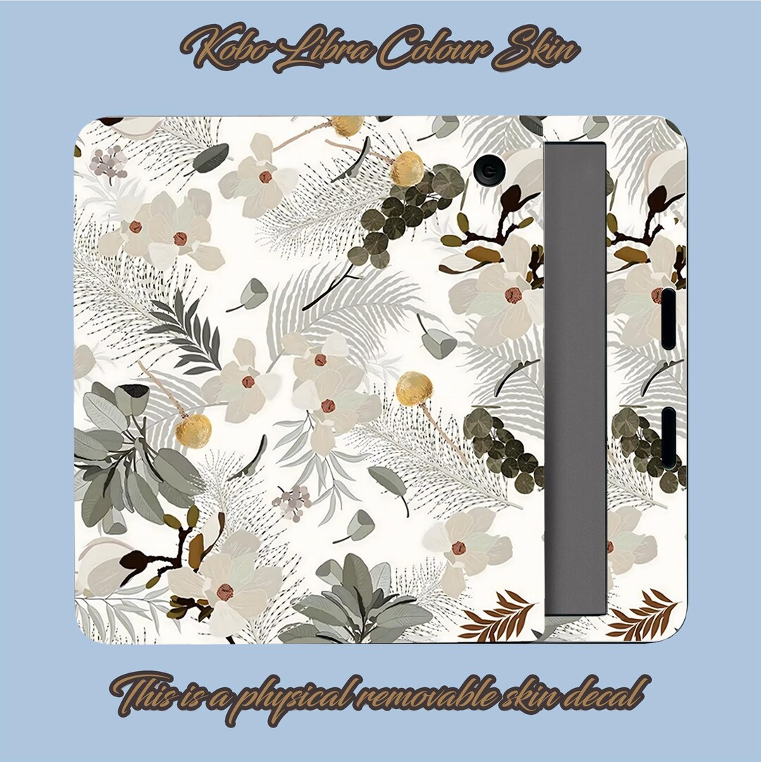 Floral Watercolors Kobo Skin Decals, Kobo Vinyl Cover, Kobo Decal ...