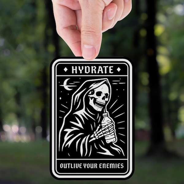 Waterbottle Stickers Edgy - Etsy
