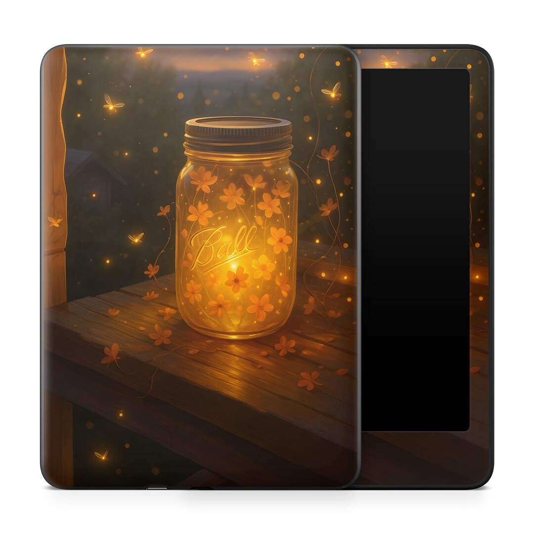 Firefly Mason Jar Kindle Paperwhite 12th Gen Skin: Cozy Summer Night ...