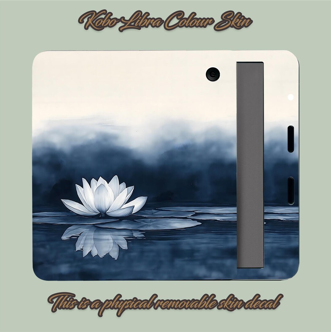 Water Lily Kobo Skin Decals, Kobo Vinyl Cover, Kobo Decal | Kobo ...