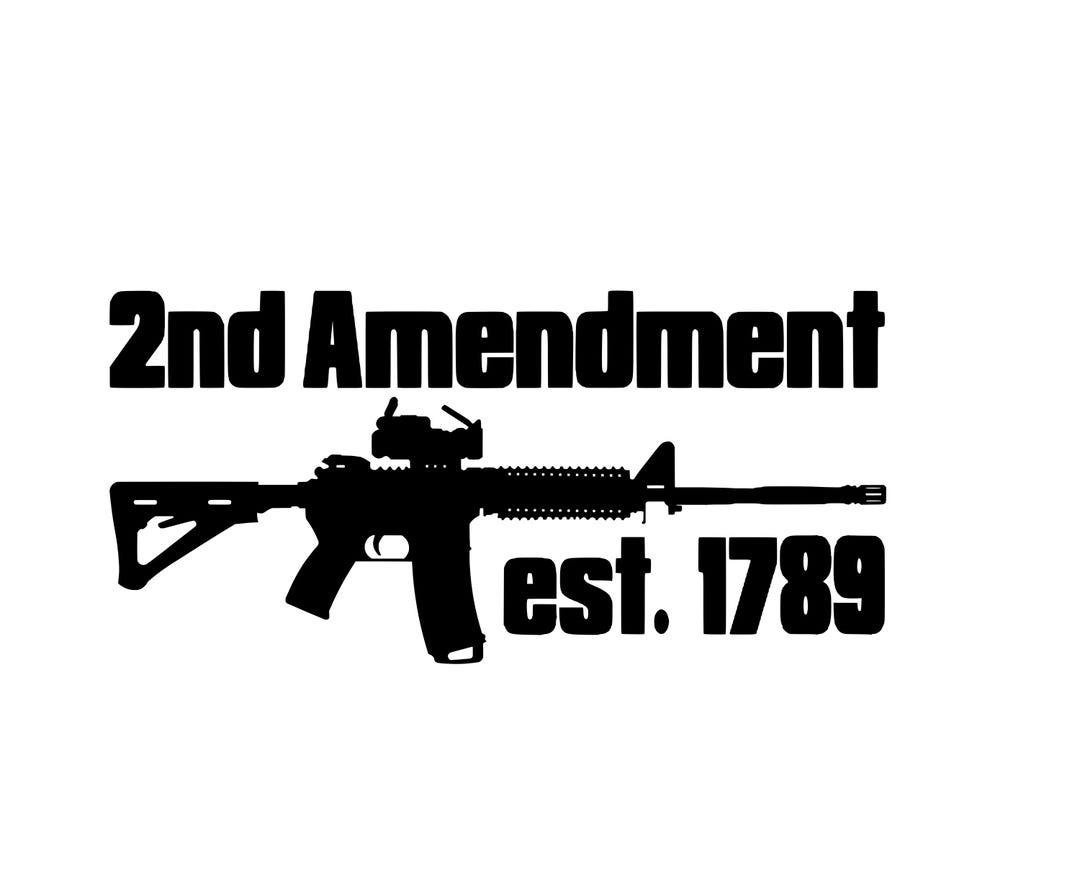 AR15 Rifle 2nd Amendment Vinyl Decal - Car, Truck, Ammo Can - Etsy