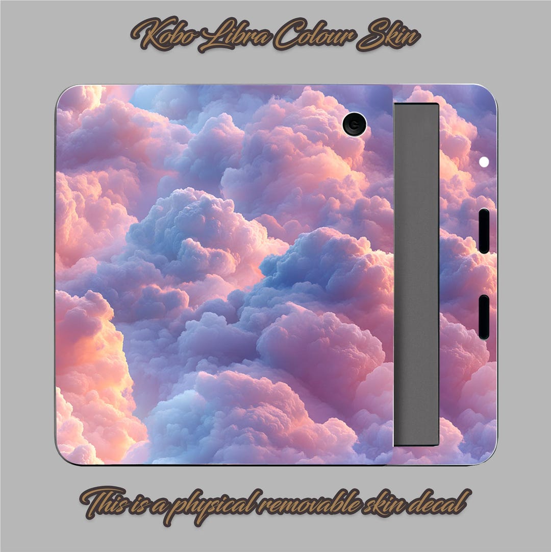Cotton Candy Clouds Decals, Kobo Decal, Kobo Sticker, Kobo Accessory ...
