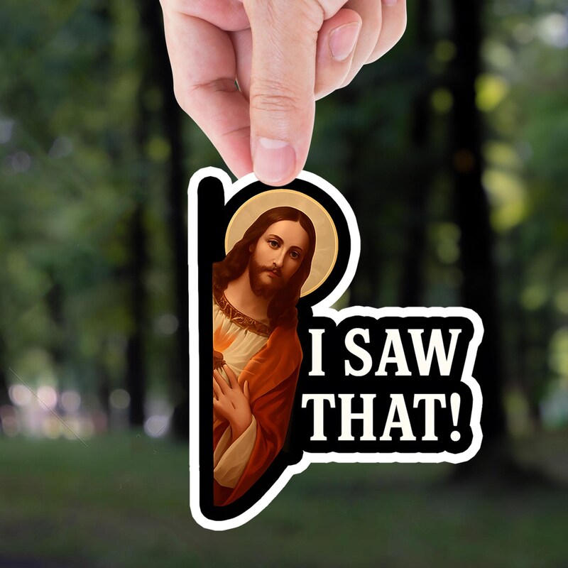 Jesus I Saw That Sticker - Etsy