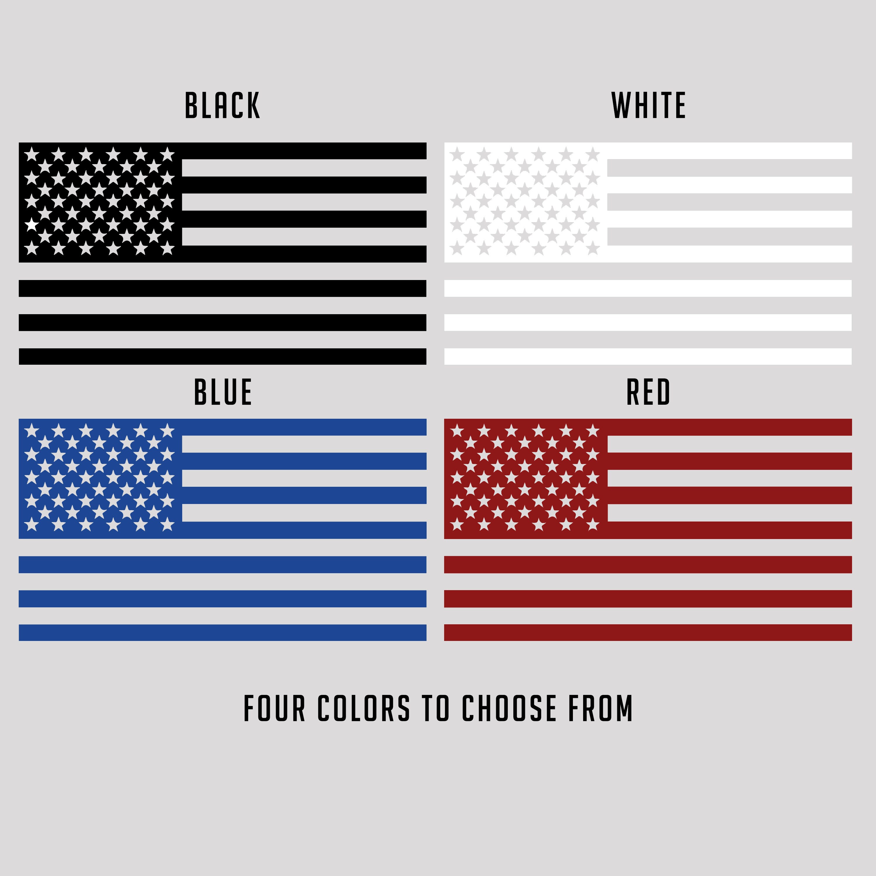 American Flag Decal Vinyl Die Cut US Flag Bumper Sticker pair of ...