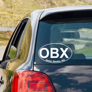 OBX Outer Banks | Vinyl Die Cut Decal | Die Cut | OBX | North Carolina ...