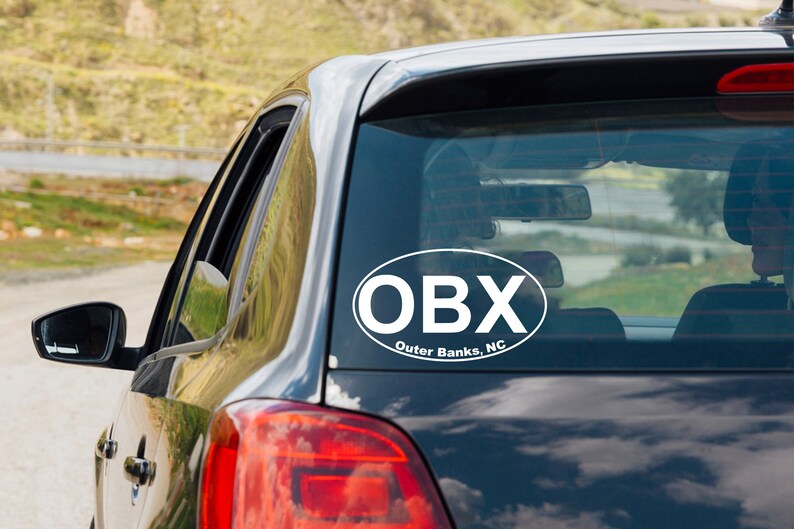 OBX Outer Banks NC Vinyl Decal: Car, Laptop, Water Bottle - Etsy