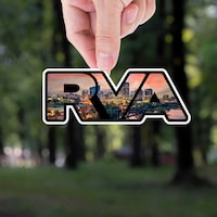 Virginia VA Hands Sticker - Etsy
