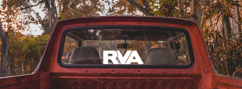 RVA Decal: Richmond Virginia Vinyl Die Cut Car Decal - Etsy