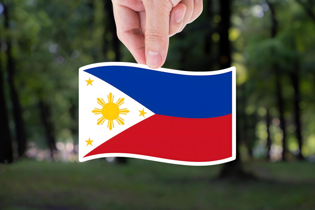 Philippines Flag Sticker: Pinoy Pride Vinyl Decal - Etsy