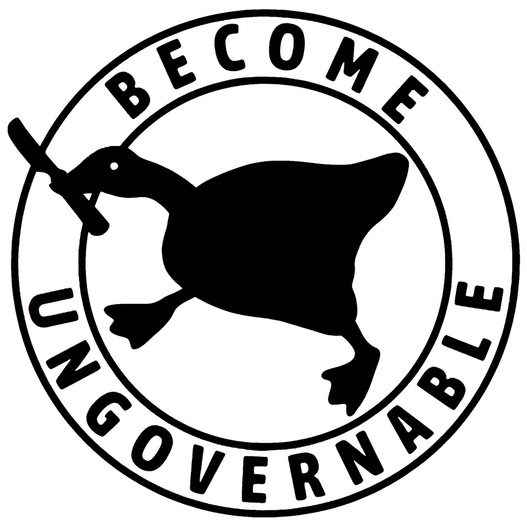 Become Ungovernable Goose Vinyl Decal: Laptop, Car, Protest - Etsy