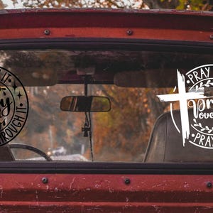Pray on It Vinyl Decal: Christian Car Sticker - Etsy