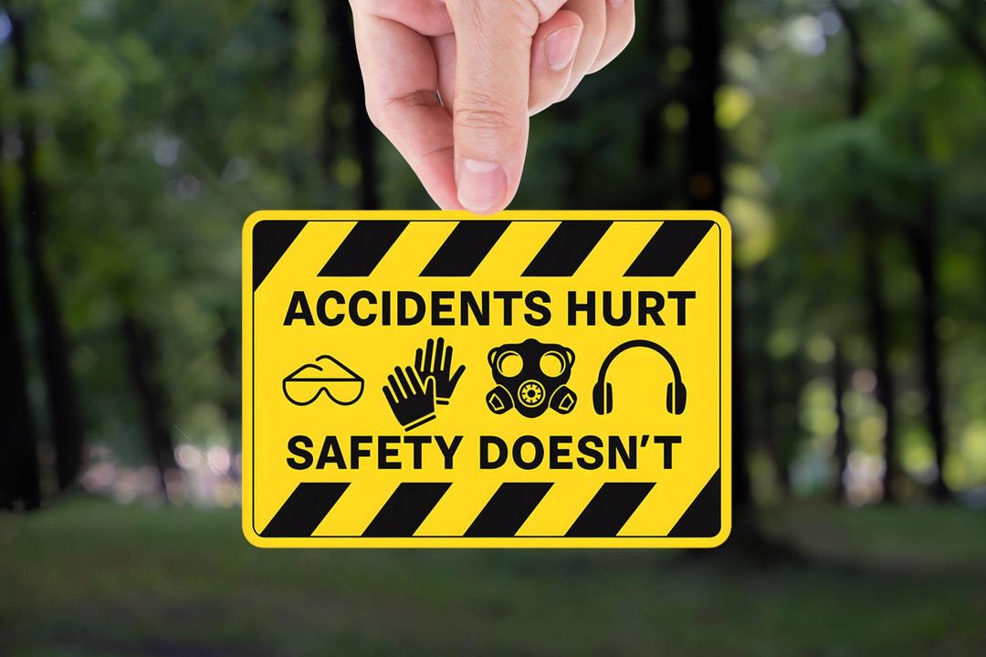 Accidents Hurt Safety Sticker: Funny Workplace Decal - Etsy