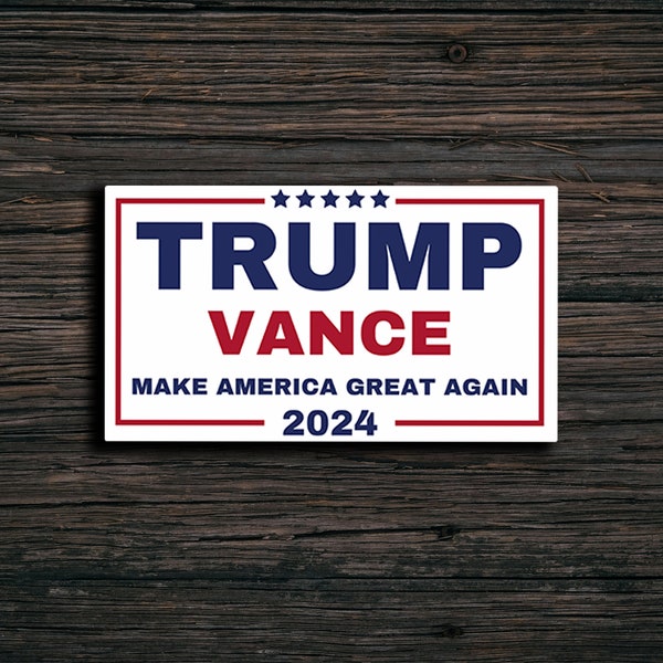 Trump Vance 2024 Bumper Stickers - Etsy