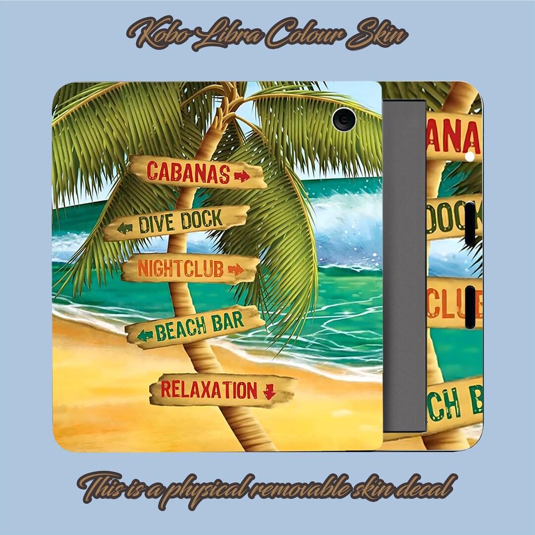 Cabanas, Night Club, Beach Bar Kobo Skin Decals, Kobo Vinyl Cover, Kobo ...