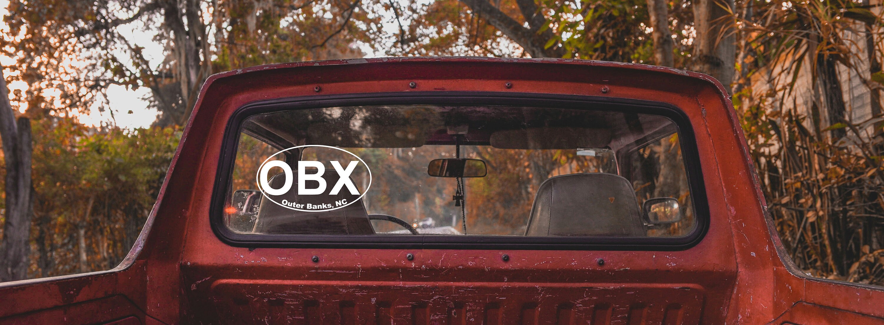 OBX Outer Banks Vinyl Die Cut Decal Die Cut OBX North Carolina Car ...