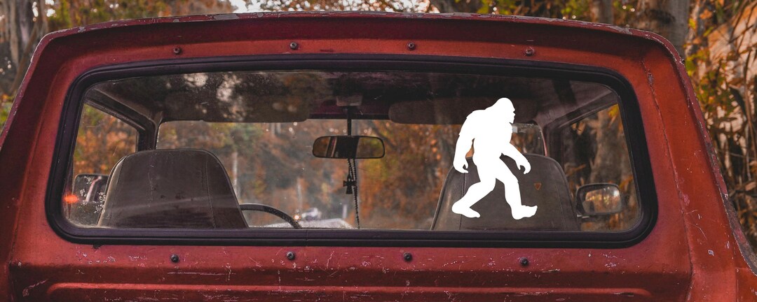 High Quality Bigfoot Vinyl Decals Badge | Die Cut | Car Decal Sasquatch ...