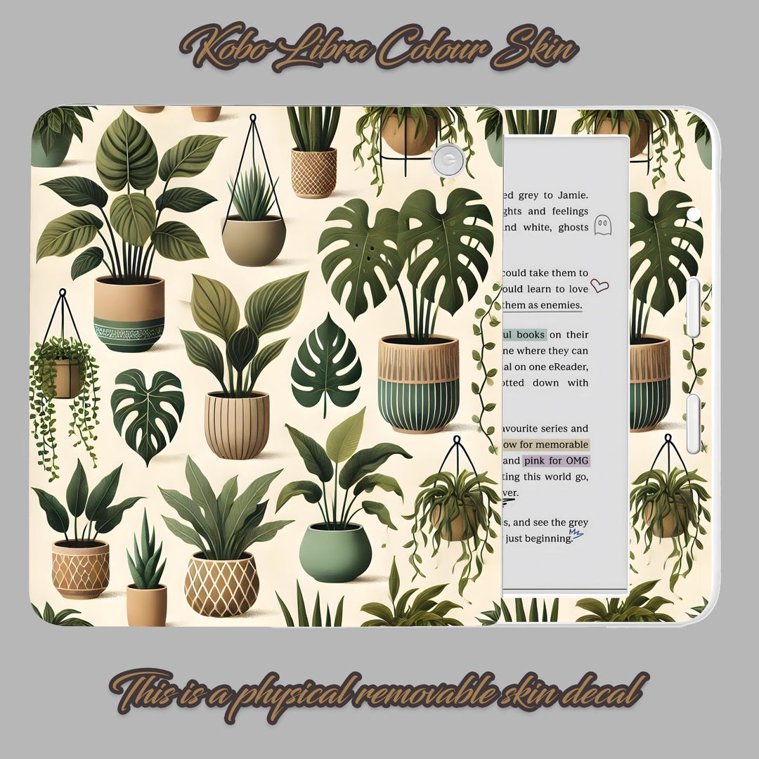 Indoor Plants Skin Decals | Kobo Vinyl Cover |kobo Sticker | Kobo ...