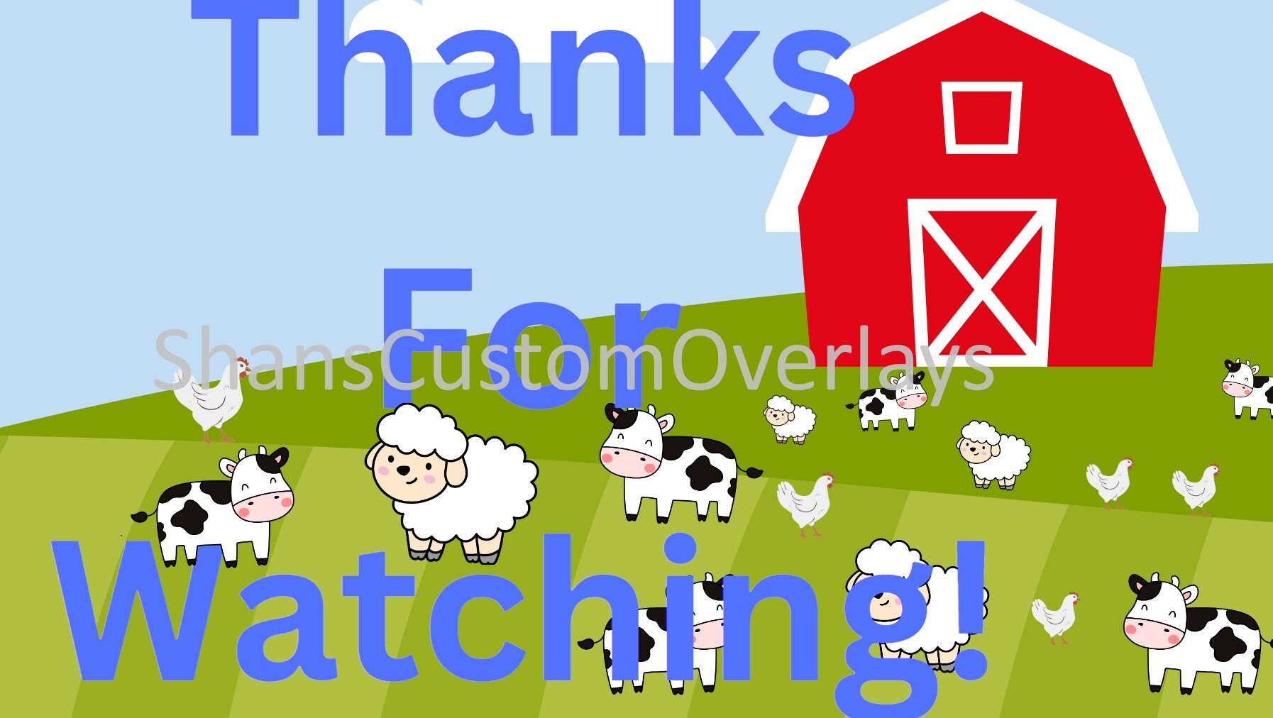 Farm Stream Overlay - Etsy