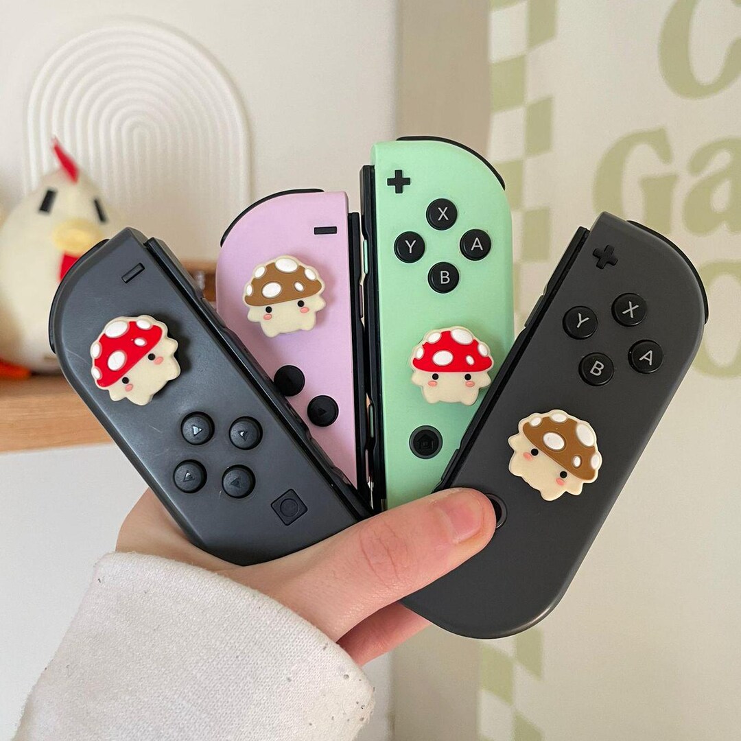 Mushrooms Thumb Grips for Nintendo Switch / Nintendo Switch OLED ...