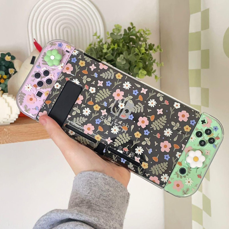 Nintendo Switch Shell Flower - Etsy