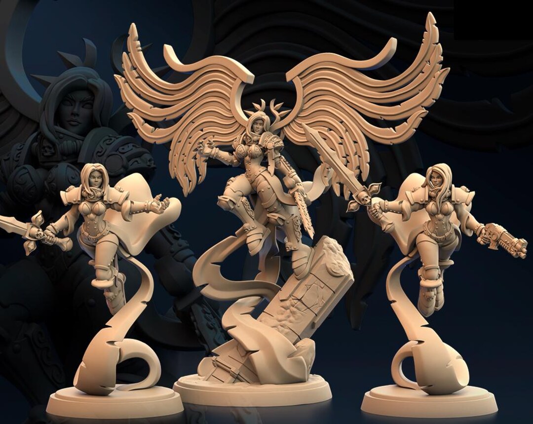 Battle Nuns Sisters of Penance 3D Print Pinup Miniature for RPG Games NSFW Warhammer - Etsy