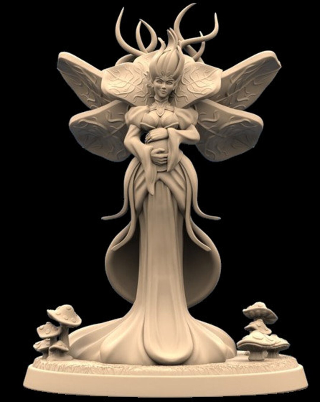 Wood Elf Faeries Dryads Sexy 3D Print Pinup Fantasy Miniature for RPG ...