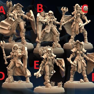 Battle Nuns Sisters of Penance 3D Print Pinup Miniature for RPG Games NSFW Warhammer - Etsy