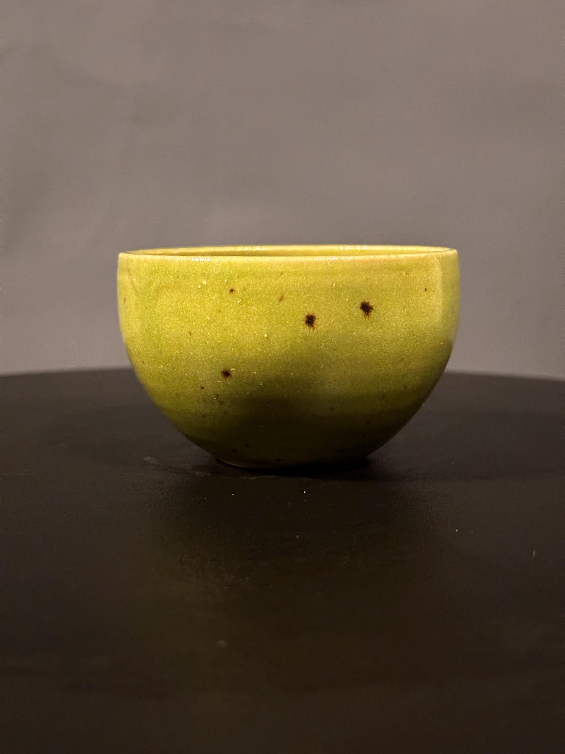 Vintage Japanese Sakura Teacup | Green Glaze Cherry Blossom Yunomi ...