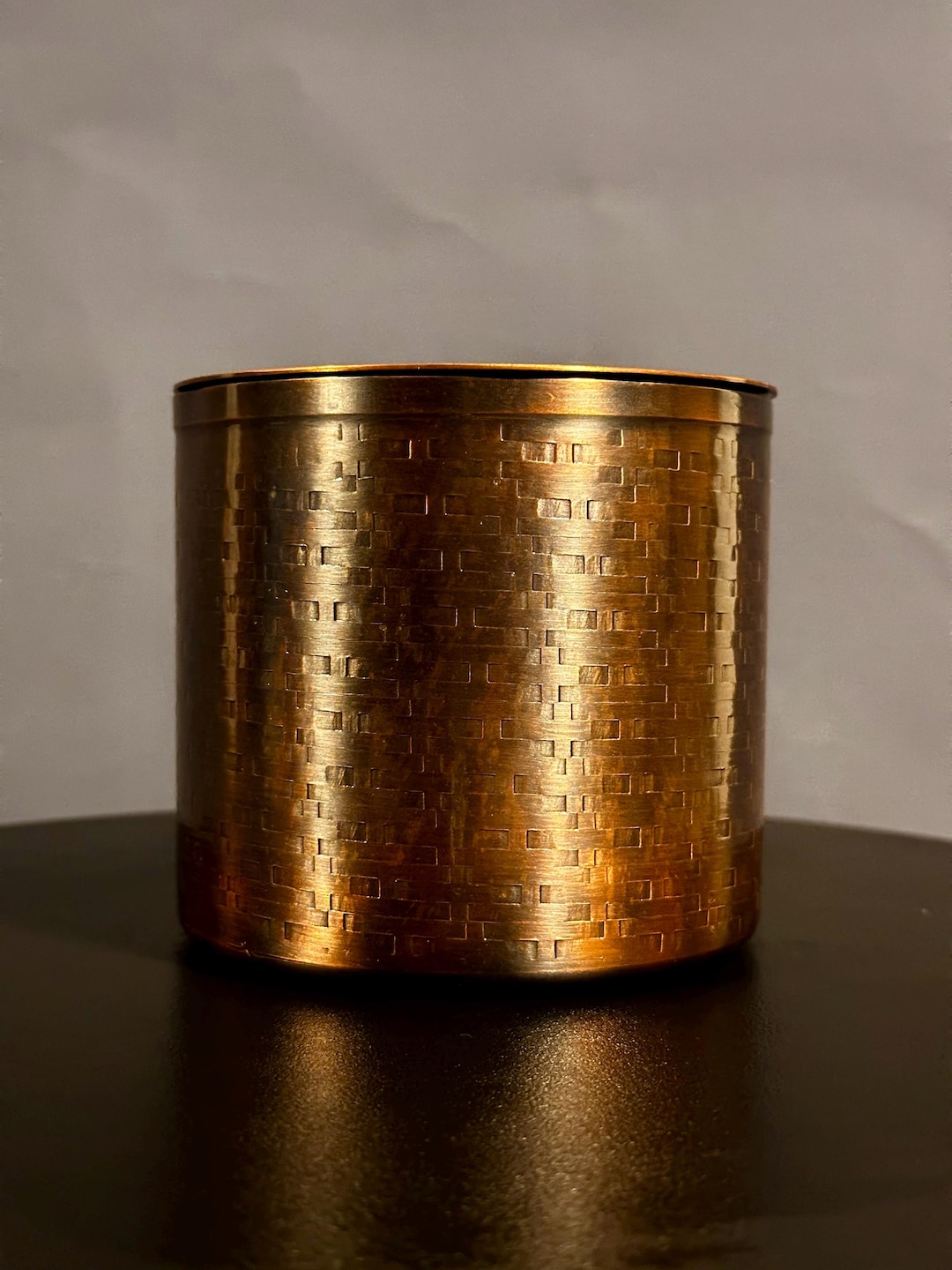 Vintage Japanese Copper Kensui – Handcrafted Tinsado Tea Waste Bowl ...