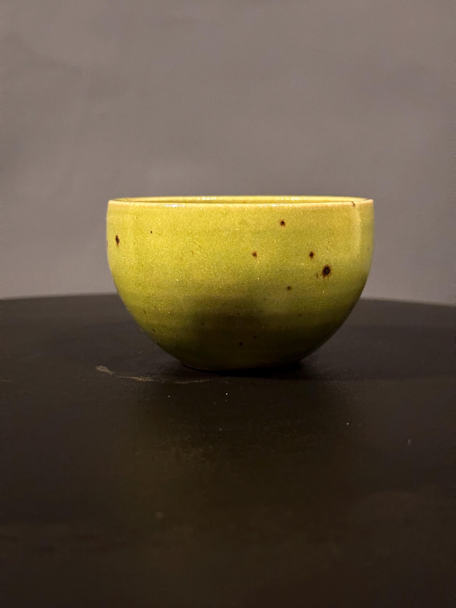 Vintage Japanese Sakura Teacup | Green Glaze Cherry Blossom Yunomi ...