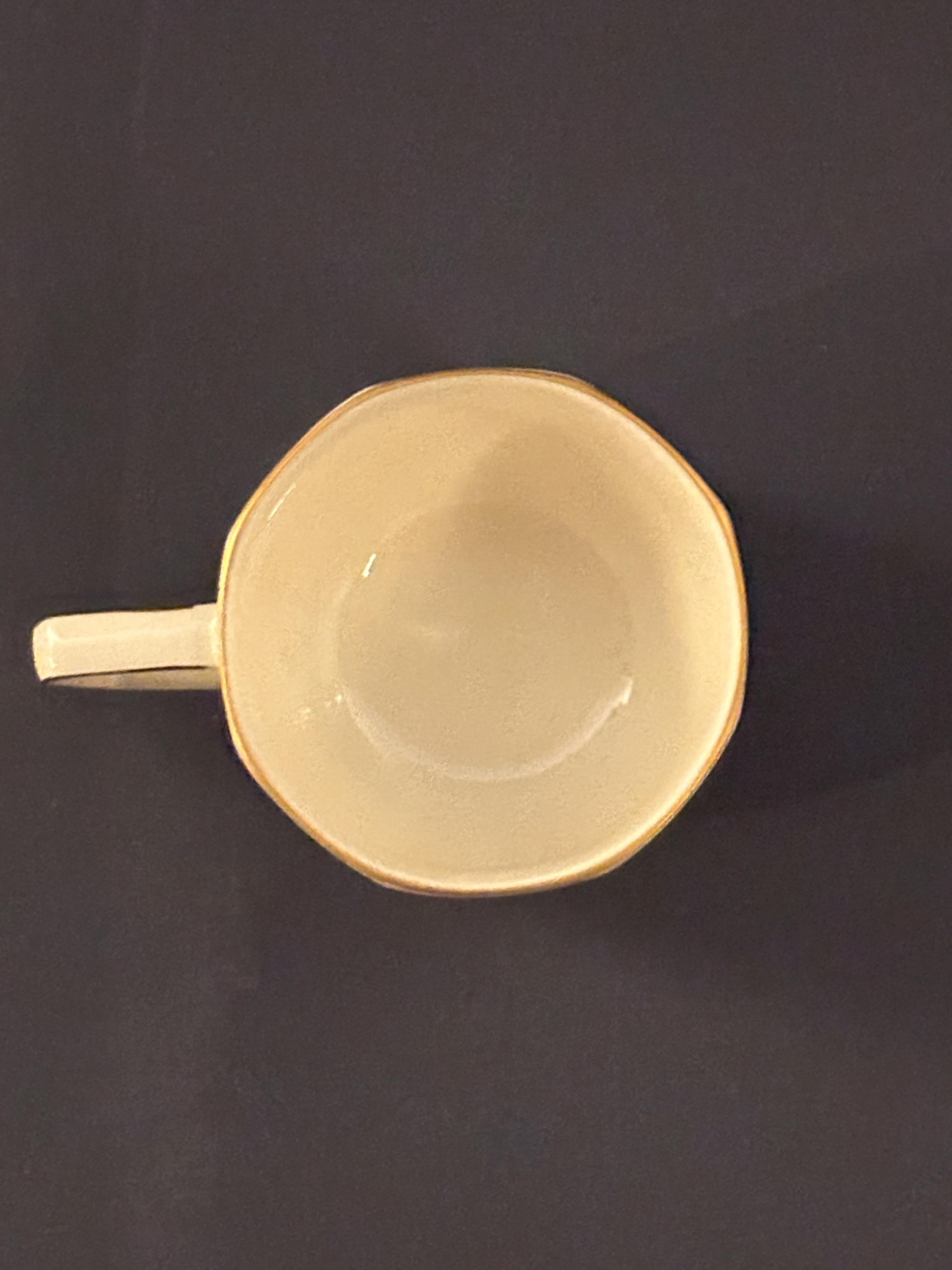 Givenchy Bone China Coffee Set, Elegant French Porcelain, Designer Mug ...