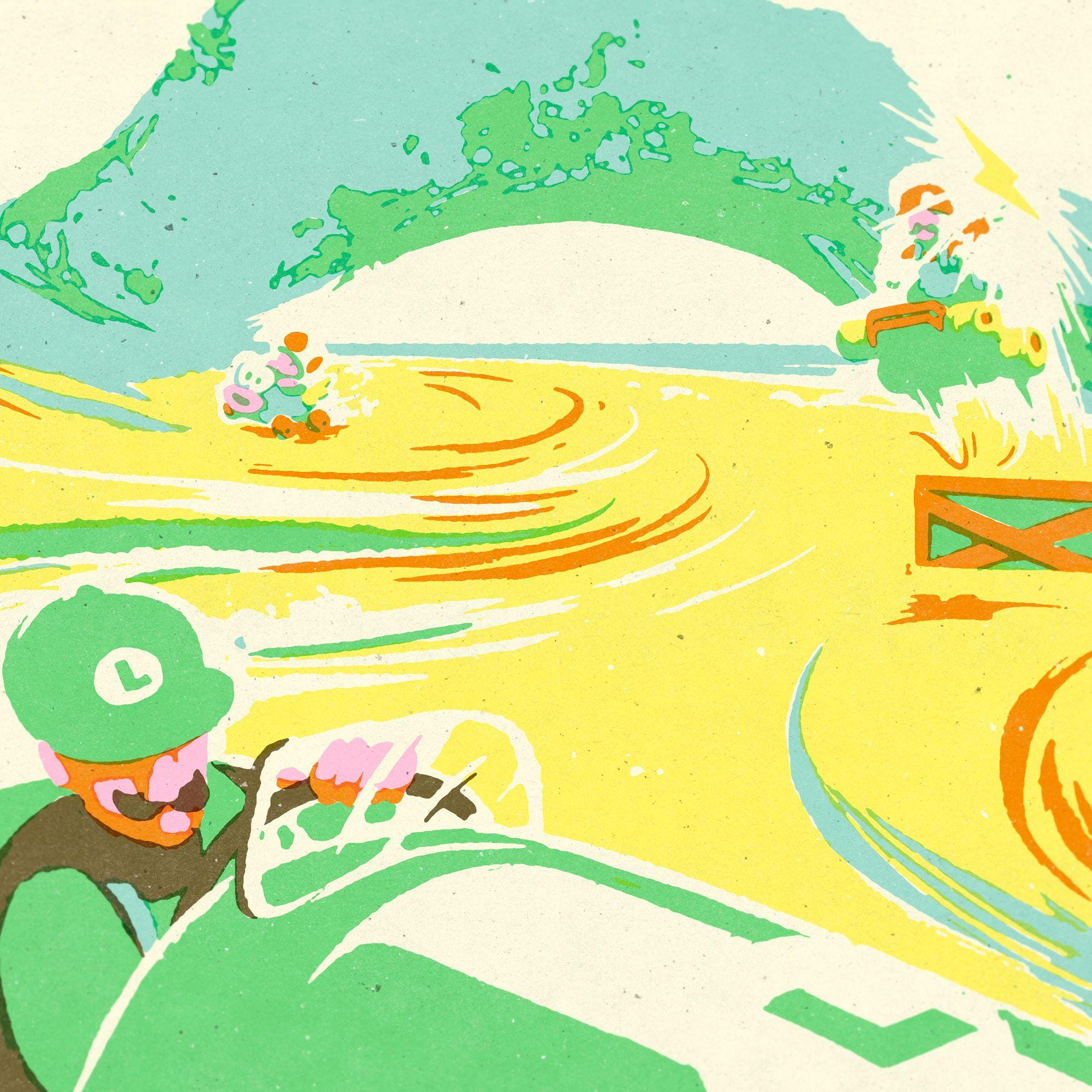 Visit Koopa Troopa Beach (mario Kart) Poster - Vintage Poster Print ...