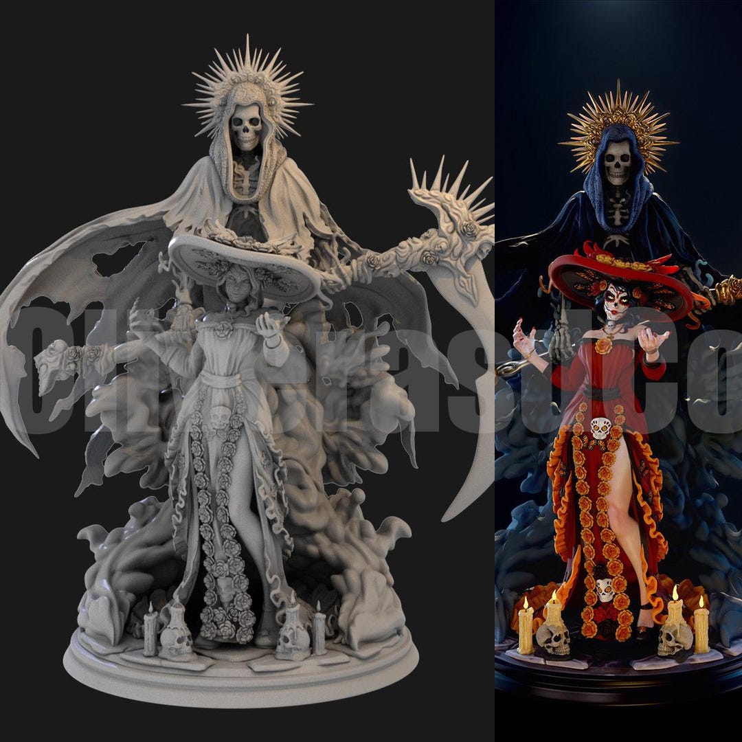 Vampire Death Countess - High Precision 3D Printed Resin 1/24 1/12 ...