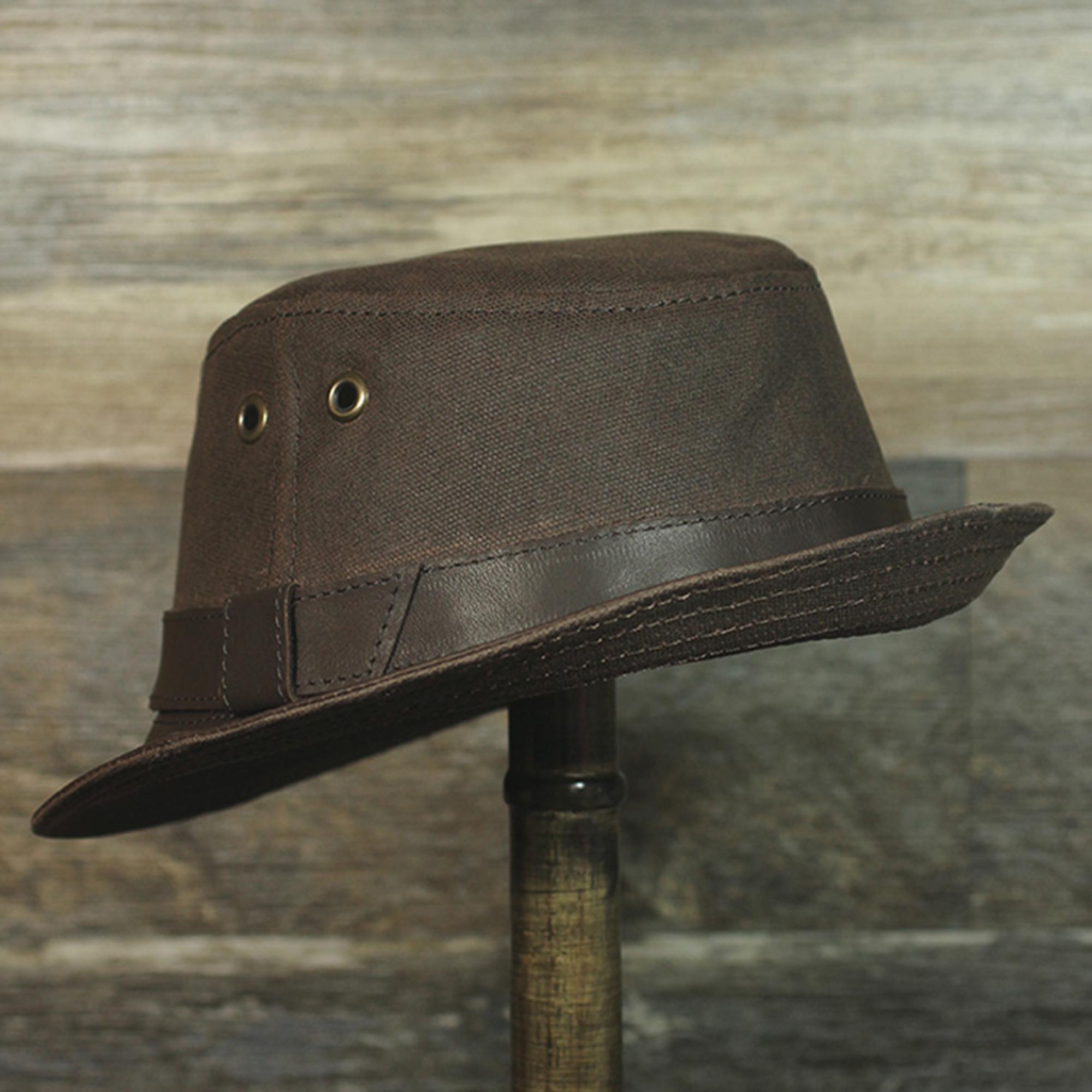 Waxed Cotton Trilby Hat TRL-26 - Etsy