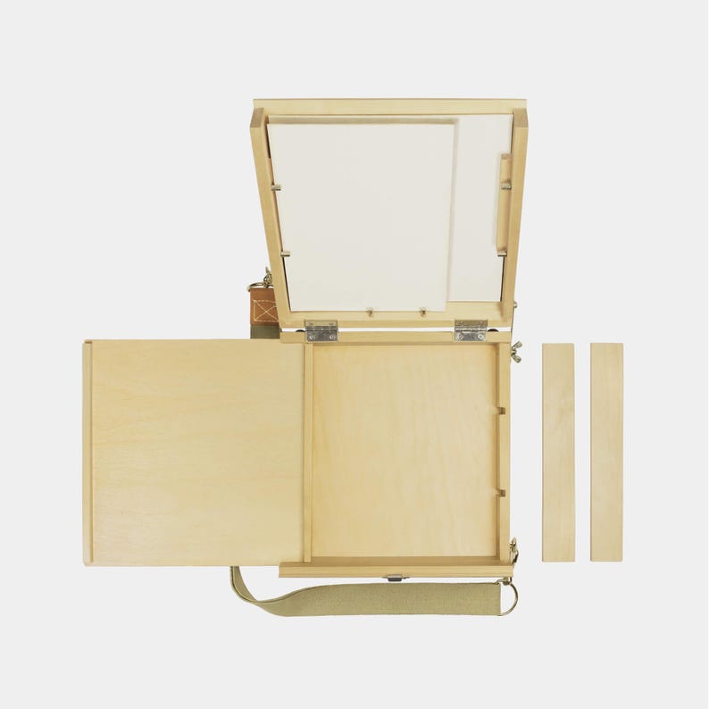 Pochade Box Travel Painter 8 x 8 Inch Artist Easel for Plein Air Paint ...