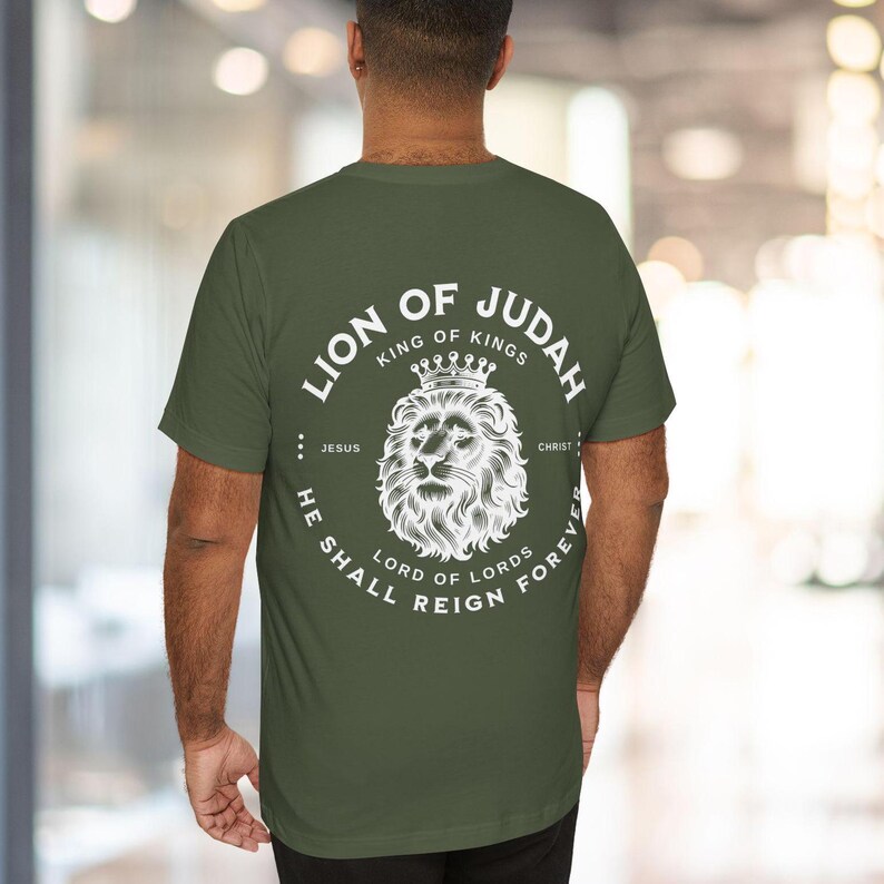 Christian T-shirt - Lion of Judah T-shirt, Tank, and Long Sleeve Shirt ...