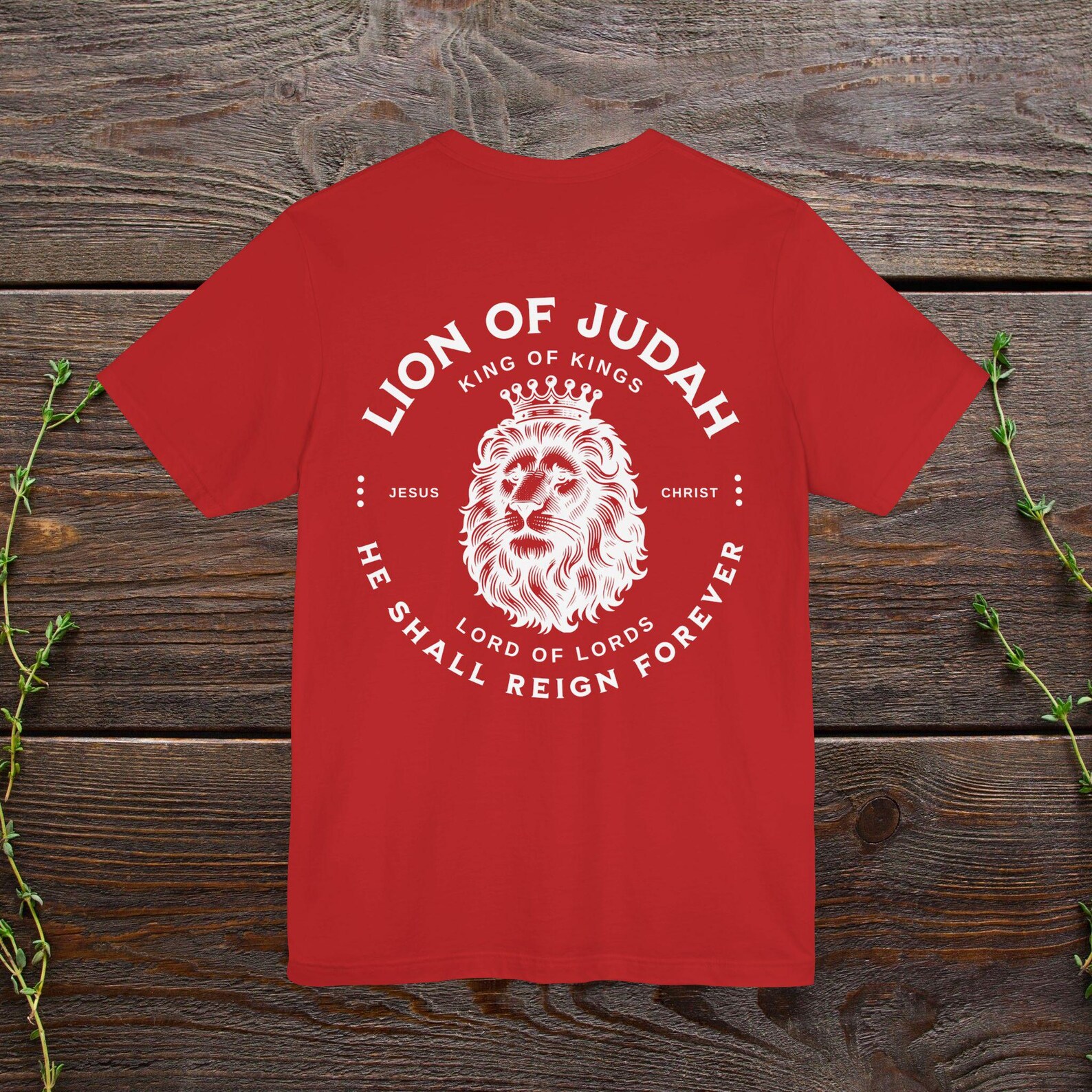 Christian T-shirt - Lion of Judah T-shirt, Tank, and Long Sleeve Shirt ...
