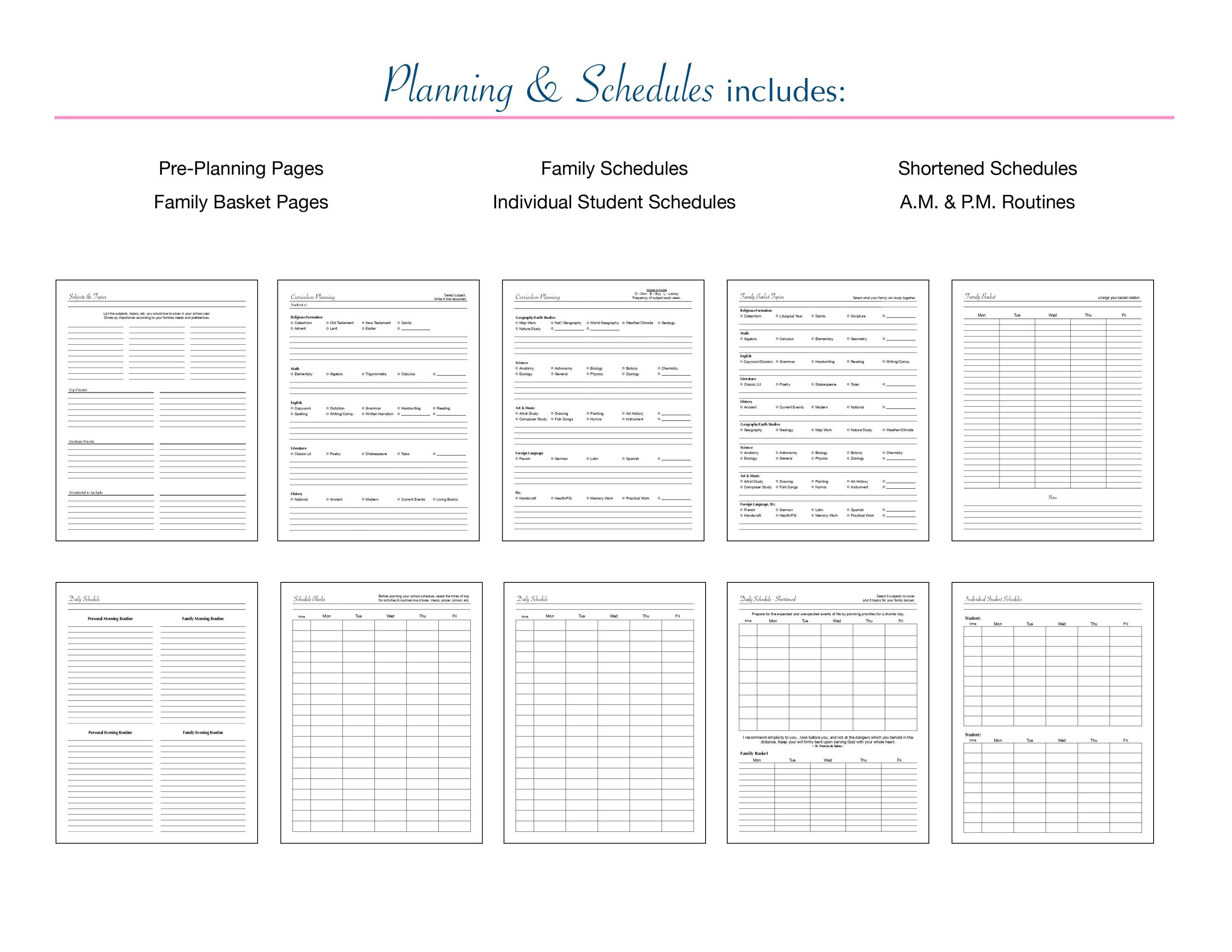 Traditional Catholic Homeschool Planner | 2025-2026 | Ready to Ship ...