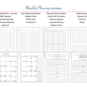 Traditional Catholic Homeschool Planner | 2025-2026 | Ready to Ship ...