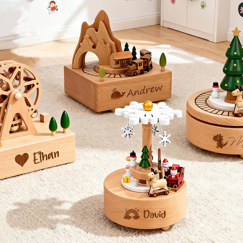 Handmade Train Music Box - Etsy UK