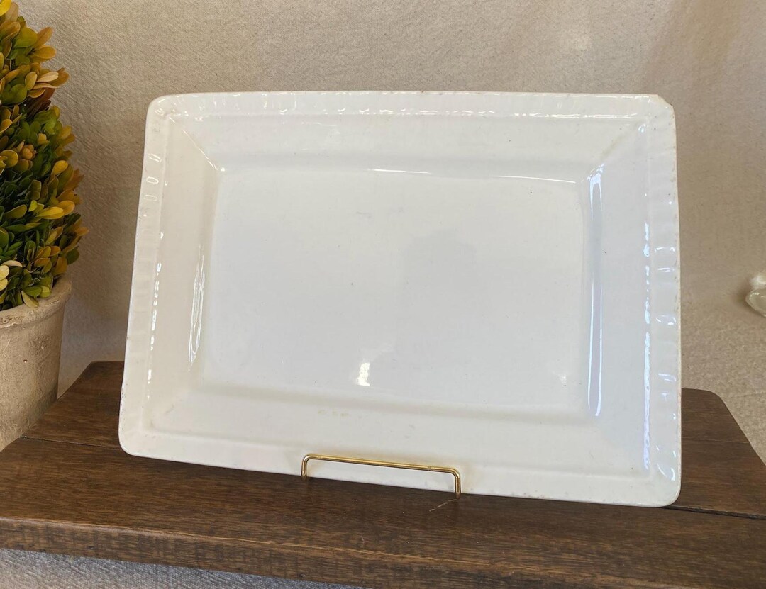 Vintage John Maddock & Sons of England White Chipped and Stained ...