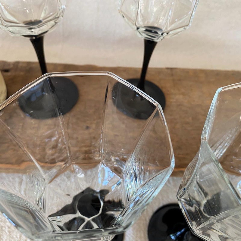 Octagon Black Dining Table - Etsy