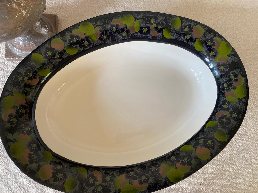 Vintage Vitantonio Oval Serving Bowl Platter Made in Portugal - Etsy