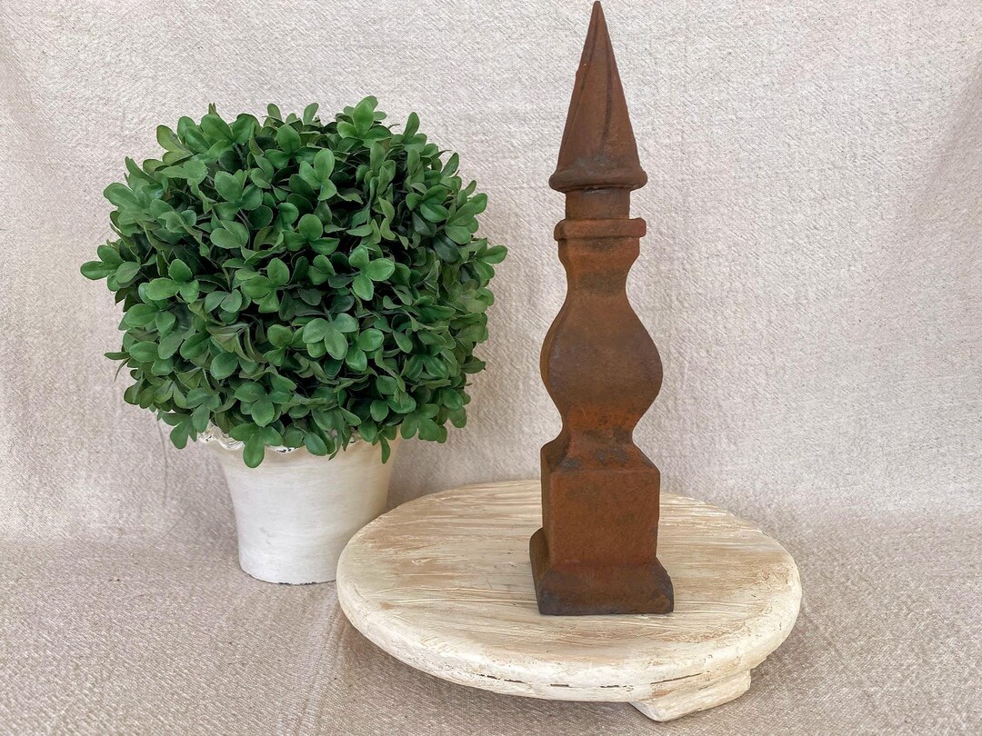 Upcycled Rusty Crusty Single Finial Spike - Etsy